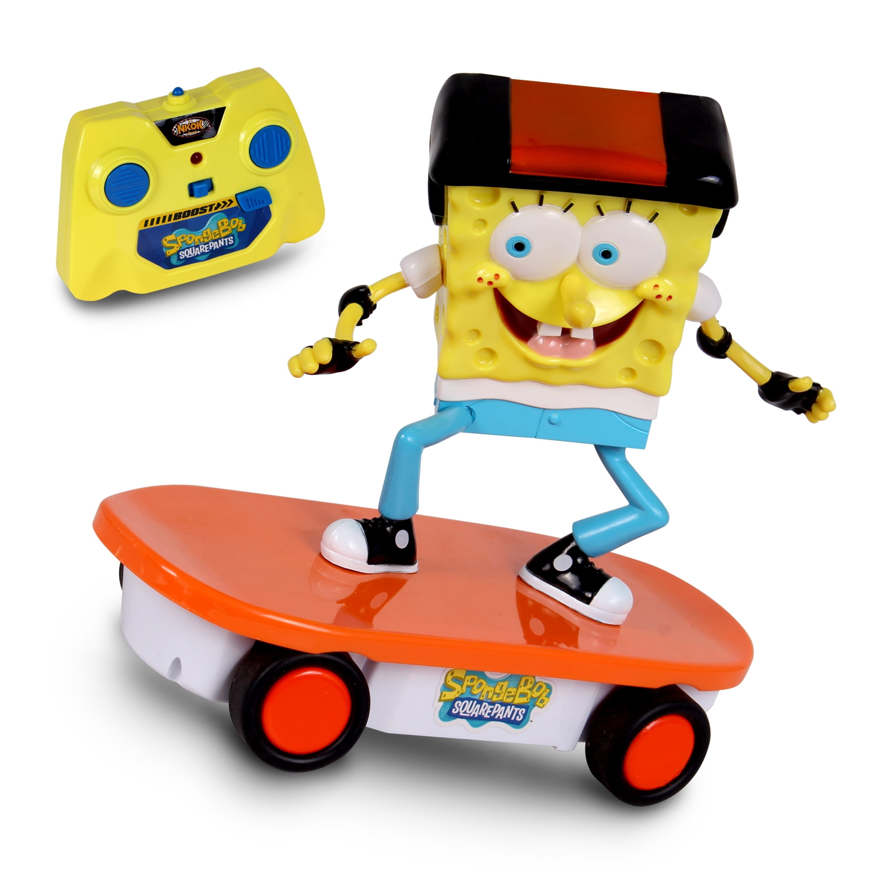 Click here for Nkok Rc Spongebob Skateboarder 2.4ghz Turbo Boost prices