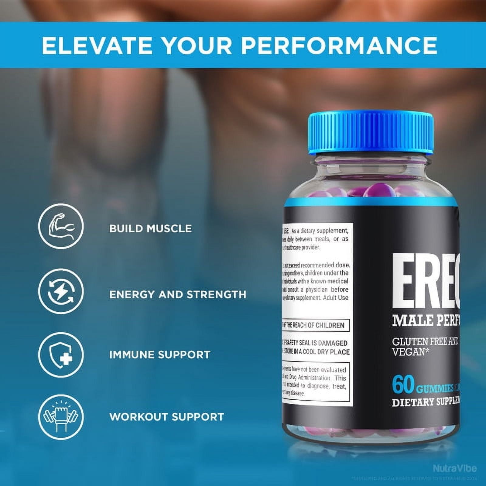 Erecta Gummies, Ultra Performance Support Australia | Ubuy