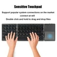 Folding Wireless Bluetooth Keyboard With Touchpad For Windows, Android ...