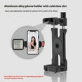 Triple Phone Camera Mount with 1/4” Thread Aluminum Extension Stand for ...