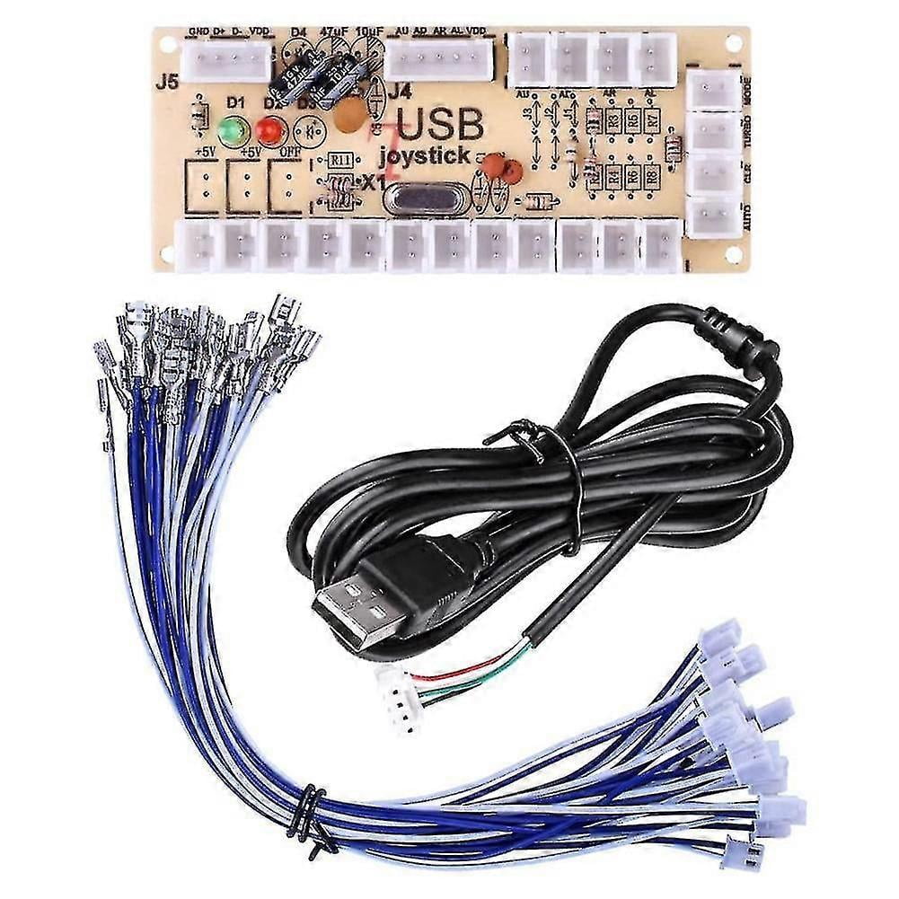Diy Arcade Joystick Circuit Board Usb Gamepad Control Board For Mame ...
