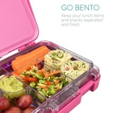 Navaris Bento Box - Adult Lunch Box with 6 Compartments and Removable ...