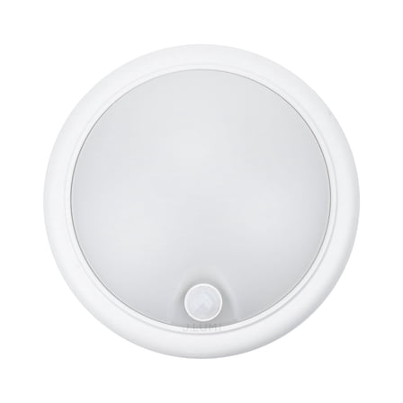 Hampton Bay 16 in. Round Flush Mount Brushed Nickel LED Light, Low ...