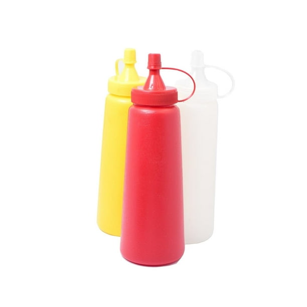 Set De 3 Mostaceros Dispensadores D Catsup Mostaza O Salsas Genérico ...