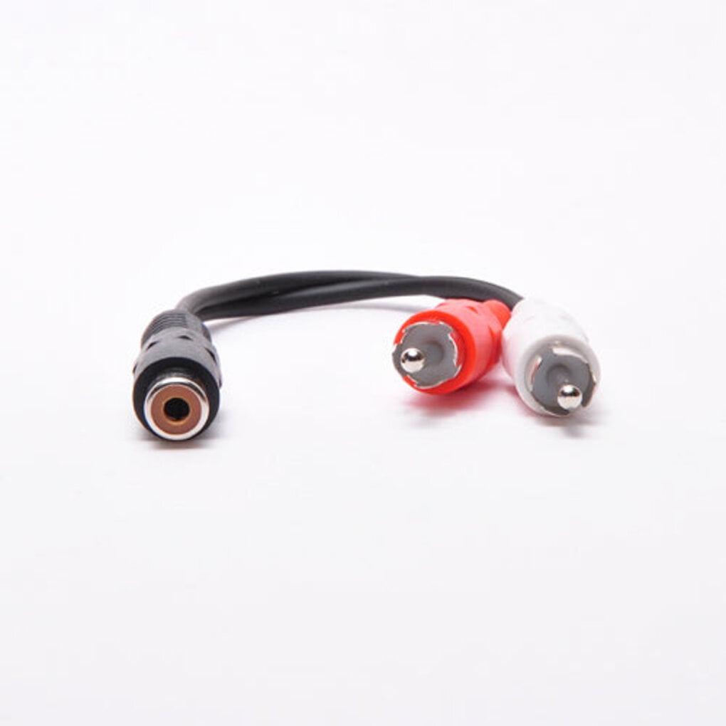 6 Inch RCA Female to (2) RCA Male Adapter Cable - Walmart.com