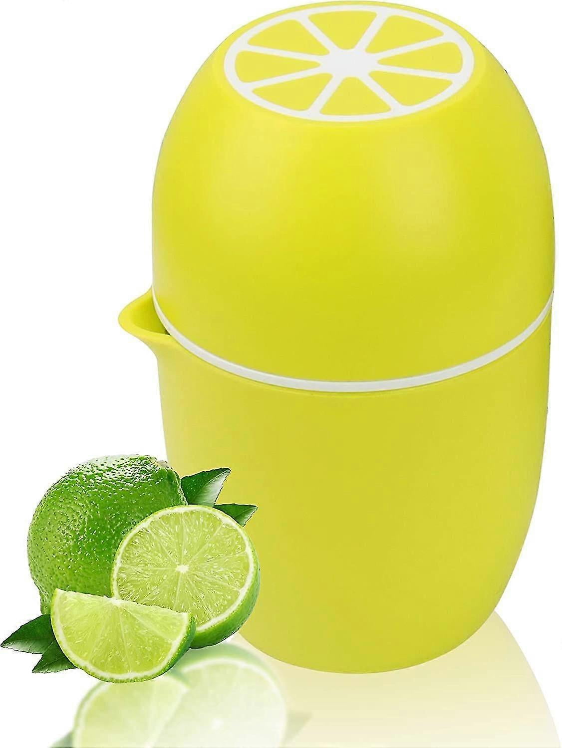Exprimidor manual de cítricos con diseño único en forma de limón. Dos ...