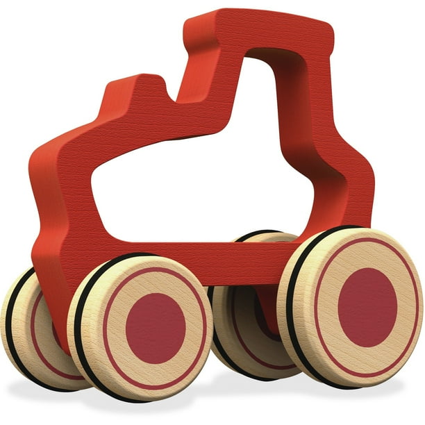 BeginAgain, BGAB1601, Toys Push Around Tractor Toy, 1 Each, Red ...