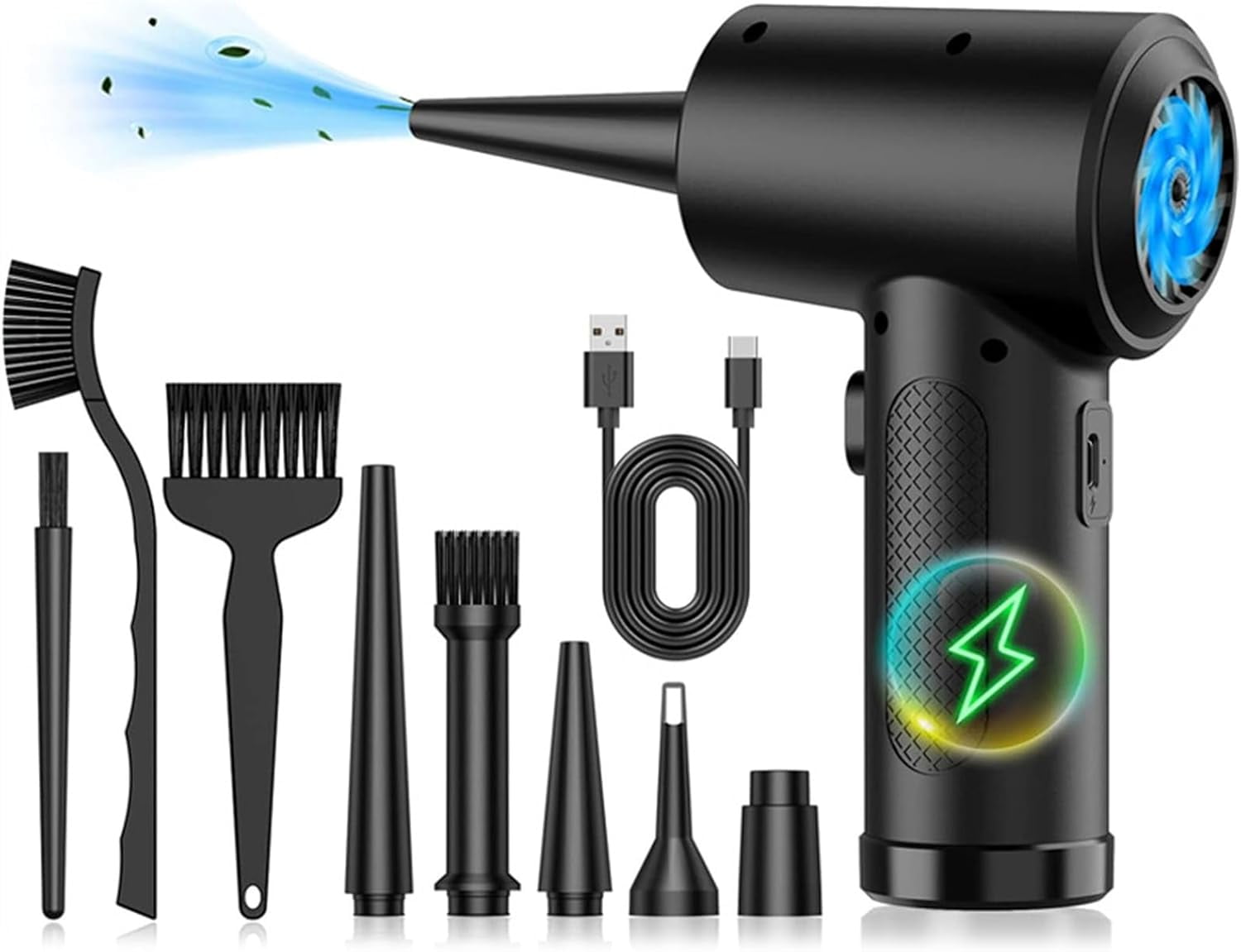 Compressed Air Dusters for PC Rechargeable Blowers 50000RPM for Laptops ...