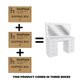 Ibbie Pro Modern Lighted Vanity Table, White 11 Drawers USB Port ...