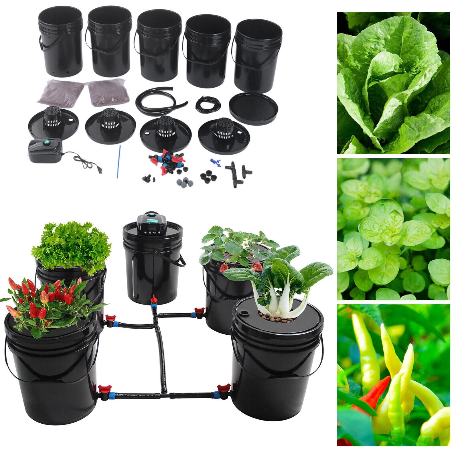 Hydroponic Bucket System Designs