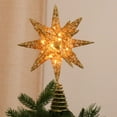 Christmas Tree Top Star - Explosion Star Tree Topper, Hard Base, Three ...