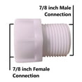 Universal Fill Valve for Bottom Water Fed Toilets with 7/8-inch ...