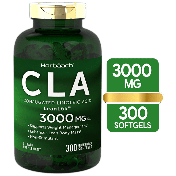 CLA Supplement 3000 mg | Maxiumum Potency | 300 Softgel Pills ...