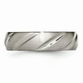 Titanium Swirl Design 6mm Satin Band - Walmart.com