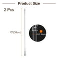 Uxcell 2 Pack 15" Transparent Blind Wand Replacement Parts with Hook ...