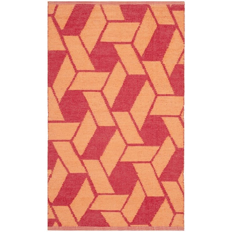 Safavieh Thom Filicia 3' X 5' Hand Woven Rug in Blood and Orange ...
