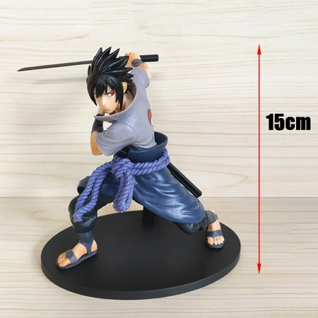 Anime Naruto Shippuden Mainan Model Figur Kartun Naruto Uchiha Sasuke ...