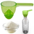 4 Pack Washing Powder Measuring Spoon - Funnel Scale with Lid for ...