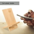 CCOCC 2026 New 2Pcs Bamboo Cell Phone Holder Universal Tablet Stand ...