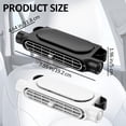 Car Seat Cooling Fan, 3-Speed & Adjustable Angle Quiet Rear Facing Car ...