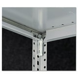 Tennsco Industrial Post Kit, for 36" & 48" Wide Shelves, Medium Gray ...