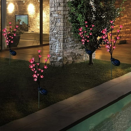 SAYDY Outdoor Solar Garden Lights, IP65 Waterproof, Multi-Color ...