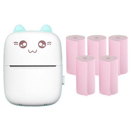 Mini Portable Bluetooth Wireless Paper Photo Pocket Thermal + 5 ...