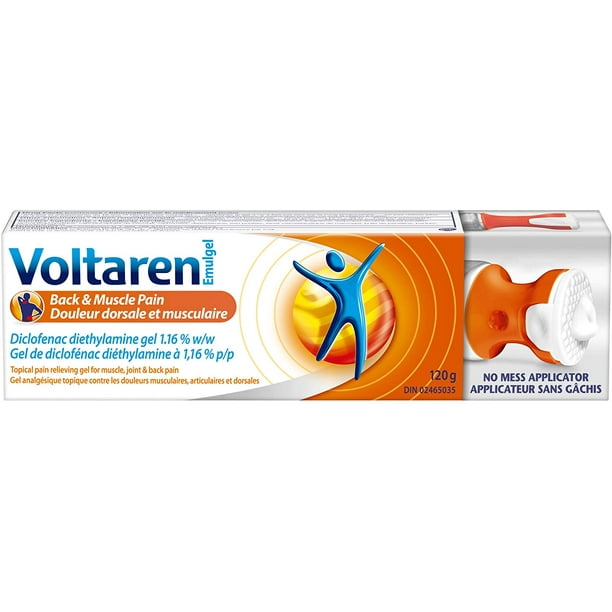 Voltaren Emulgel Back & Muscle Pain with a No Mess Applicator 120g ...