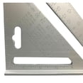 WEDGE Large 12-Inch Aluminum Square with Molded Markings and Conversion ...