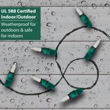Brite Star 100 Count Mini String Christmas Lights, Blue - 22 feet ...