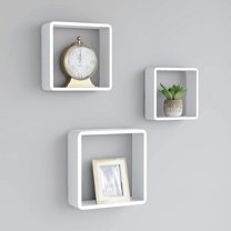 vidaXL Wall Cube Shelves Floating Cube Shelves Display Shelves for Book ...