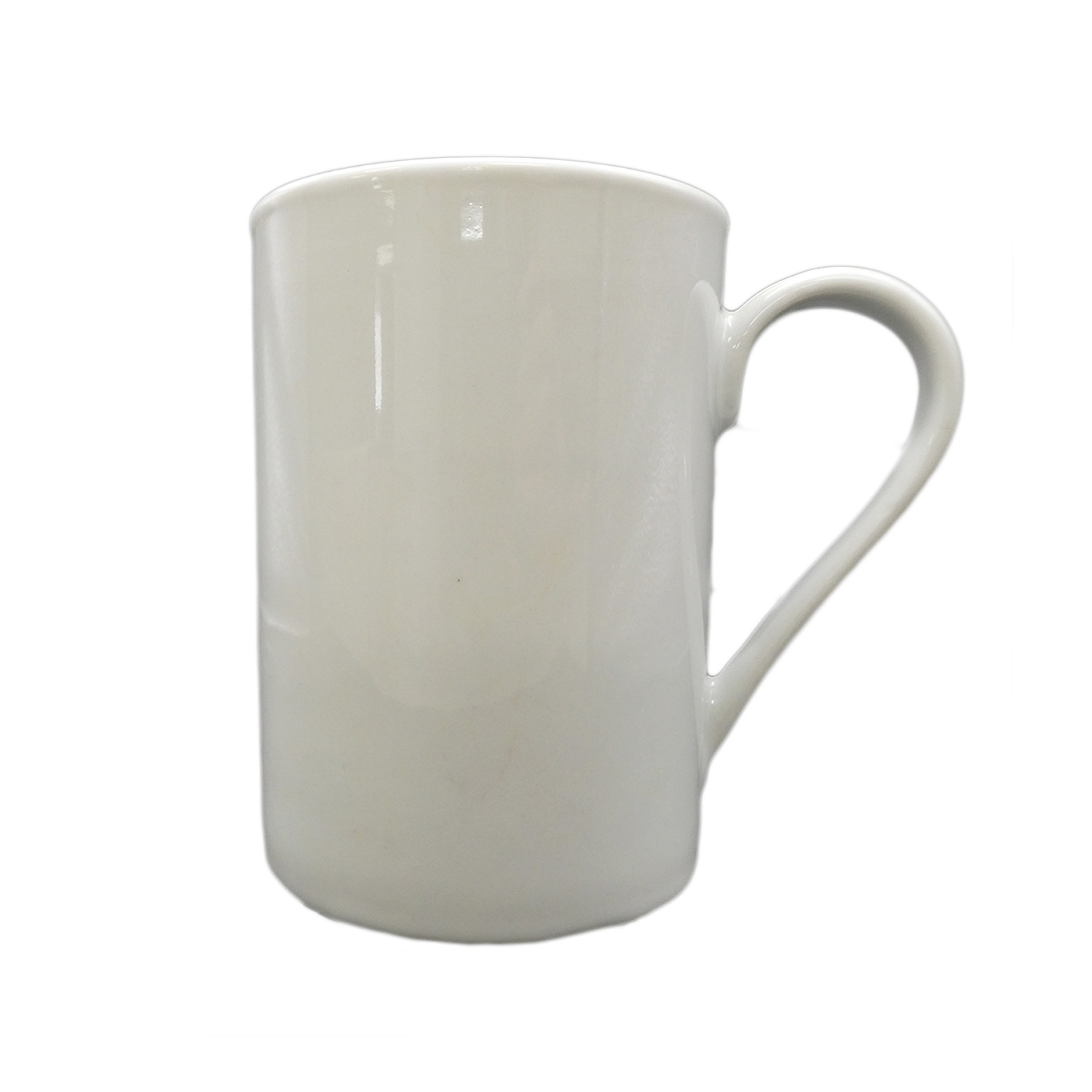 Universal, Mug, 10 Oz. 3 1/4"Dia. x 3 7/8"H, Porcelain, White,4 packs ...