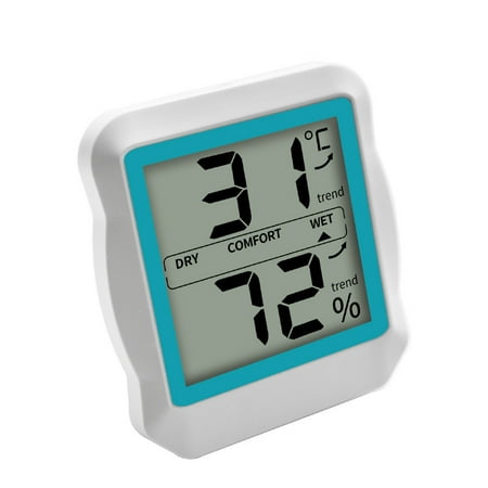 Small Digital Indoor Hygrometer Room Thermometer Temperature Monitor ...