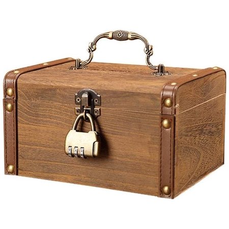 HSD Wood Coin Bank, Safe Piggy Bank, Mini Money Bank, for Kids and ...