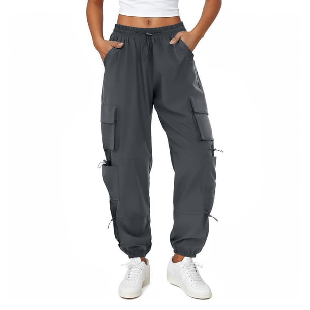 Pantalones cargo COPYLEAF para mujer, paracaídas resistentes al agua ...