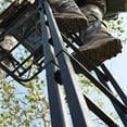 Muddy Deluxe 20-Ft 1-Person Hunting Ladder Tree Stand with Climbing ...