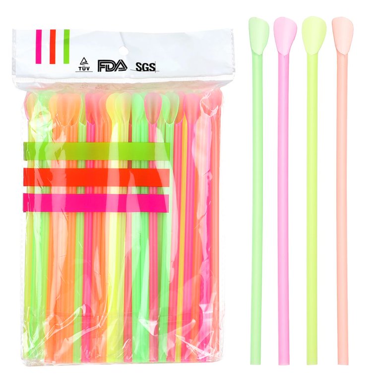 Spoon Straws Pink