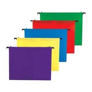 Staples Hanging File Folder 5-Tab Letter Size Standard Green 100/Carton ...