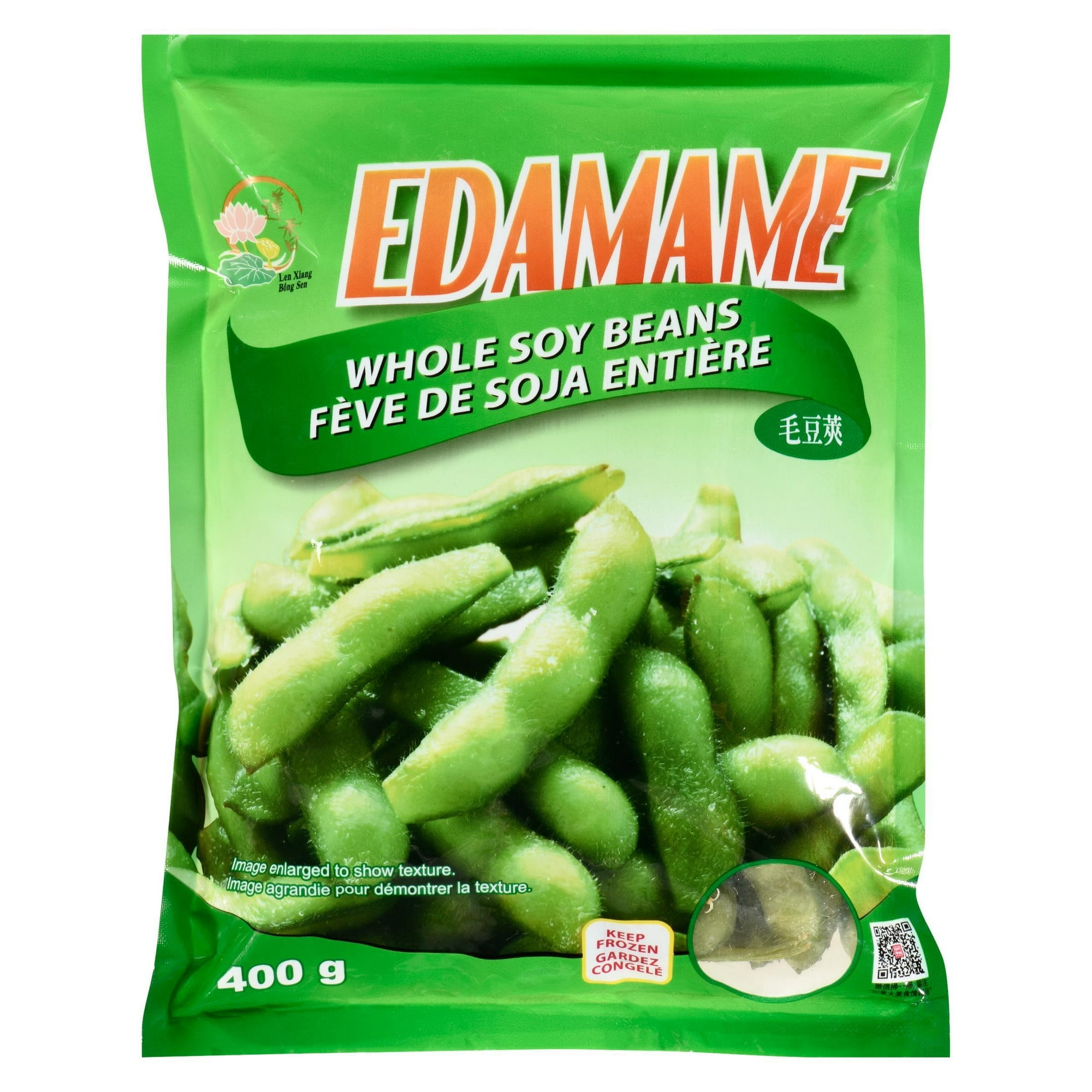 Len Xiang Edamame – Whole Soy Beans 400g, Net Wt. 400g - Walmart.ca