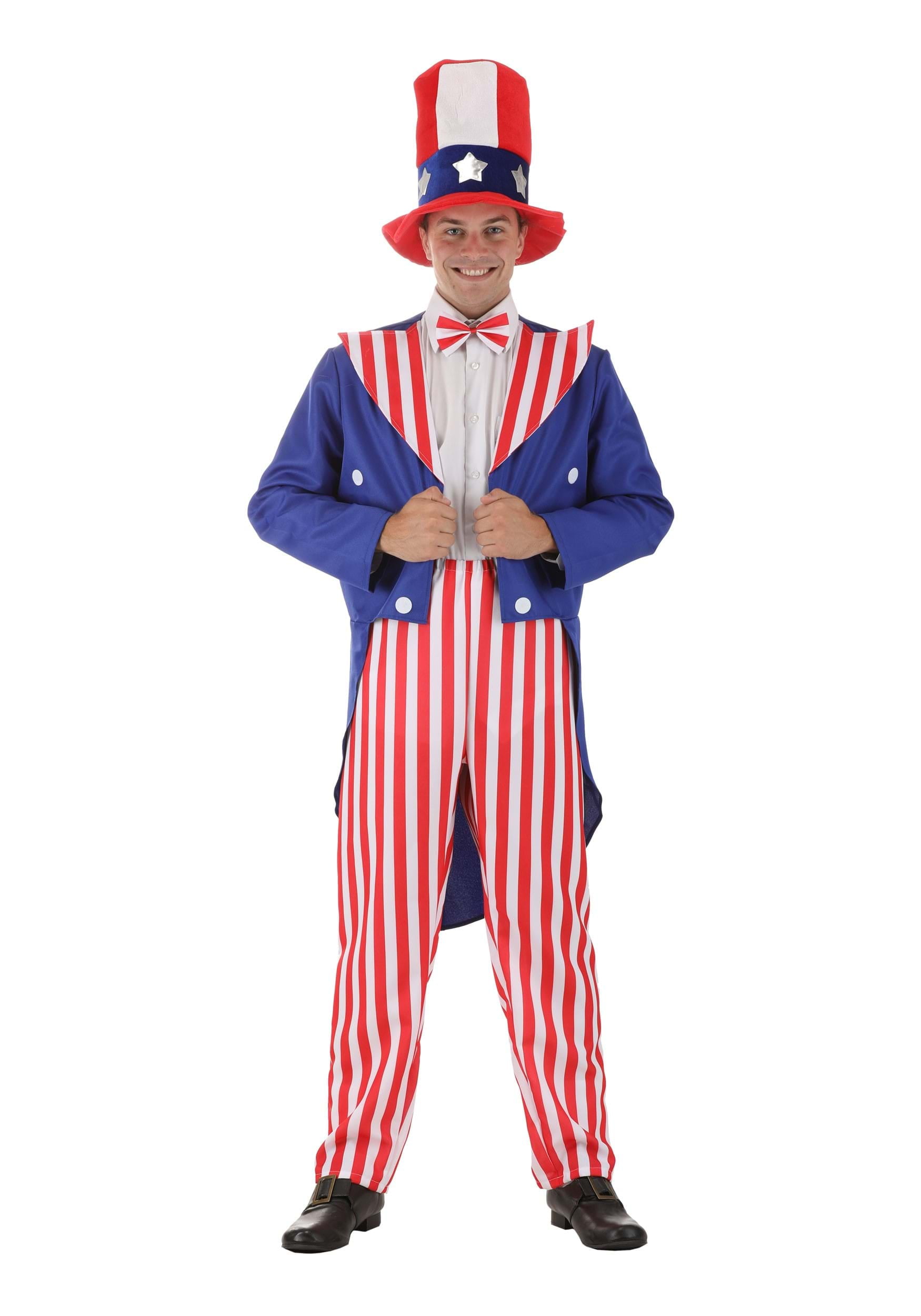 Adult Deluxe Uncle Sam Costume - Walmart.com