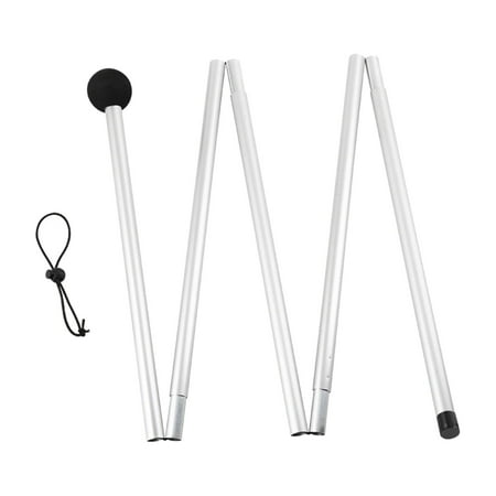 Canopy Rods Tent Poles 5 Sections for Canopy Awning Support Pole Hiking ...