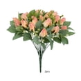 BiFandian Artificial Rose Floral Ornament Bunch, Realistic Faux Bloom ...