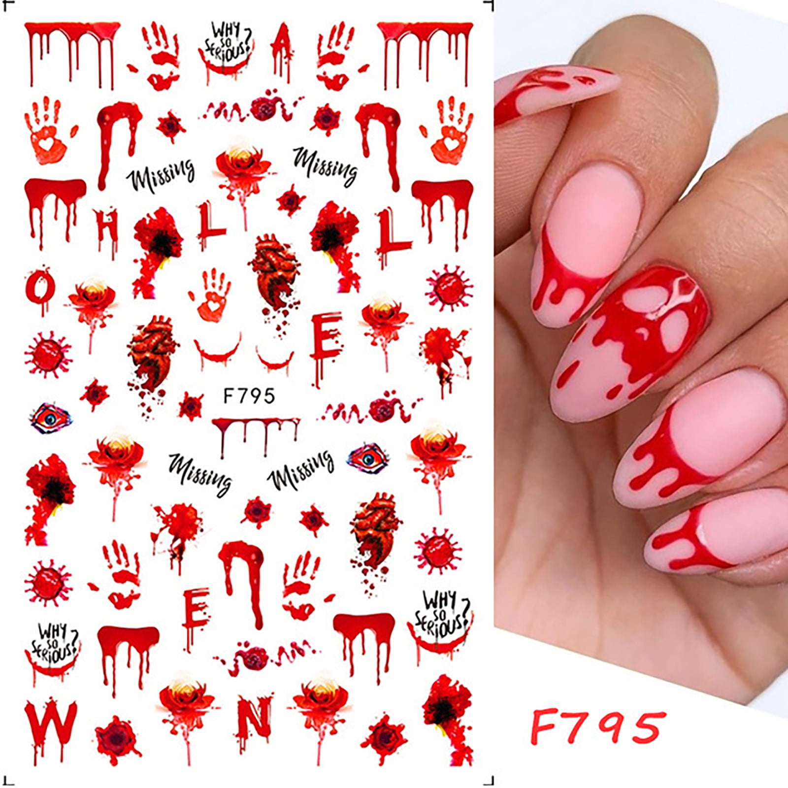Click here for Topllc Nail Stickers Nail Sticker Europe And Ameri... prices