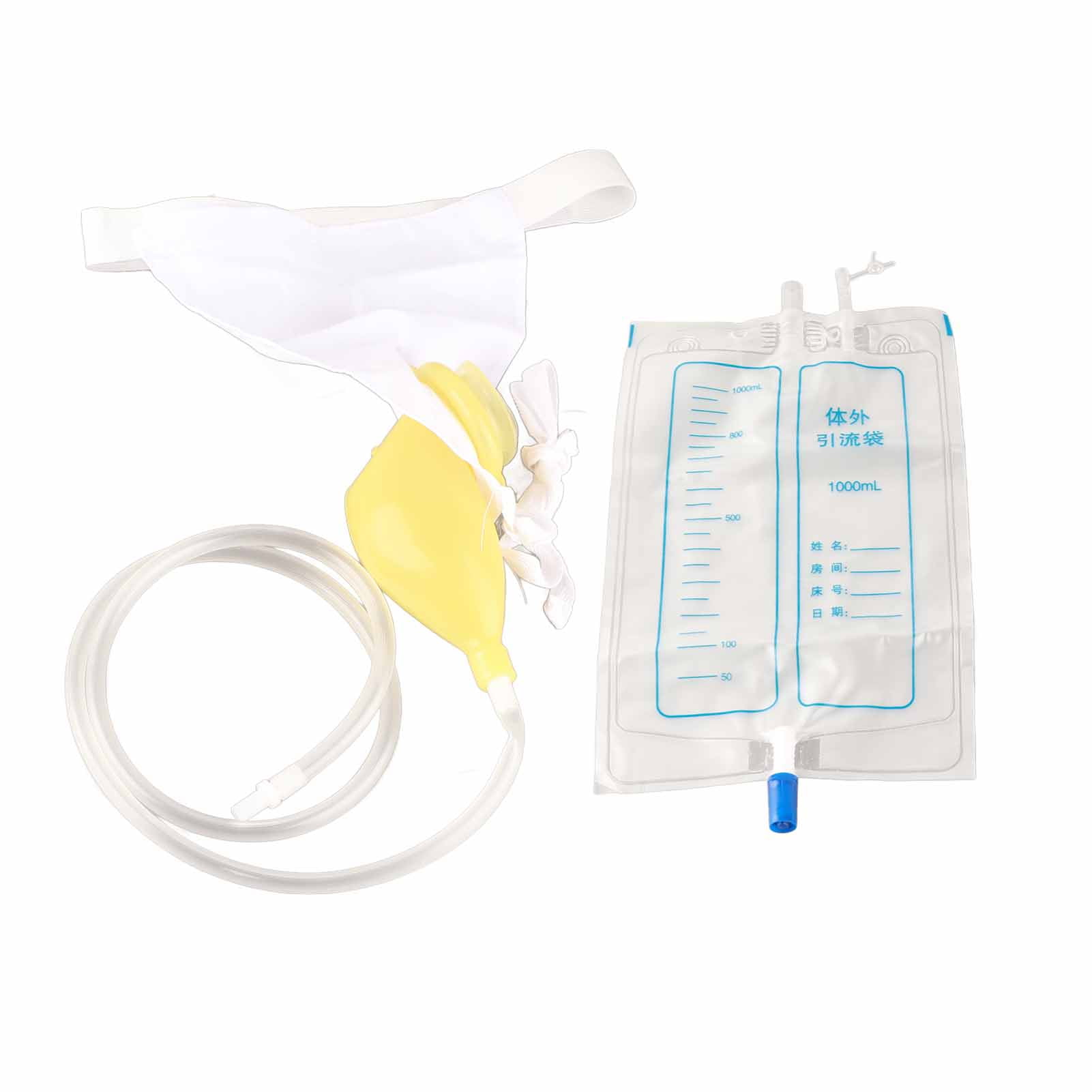 Latex Urine Collector Bag Adults Urinal with Urine Catheter Bags for ...
