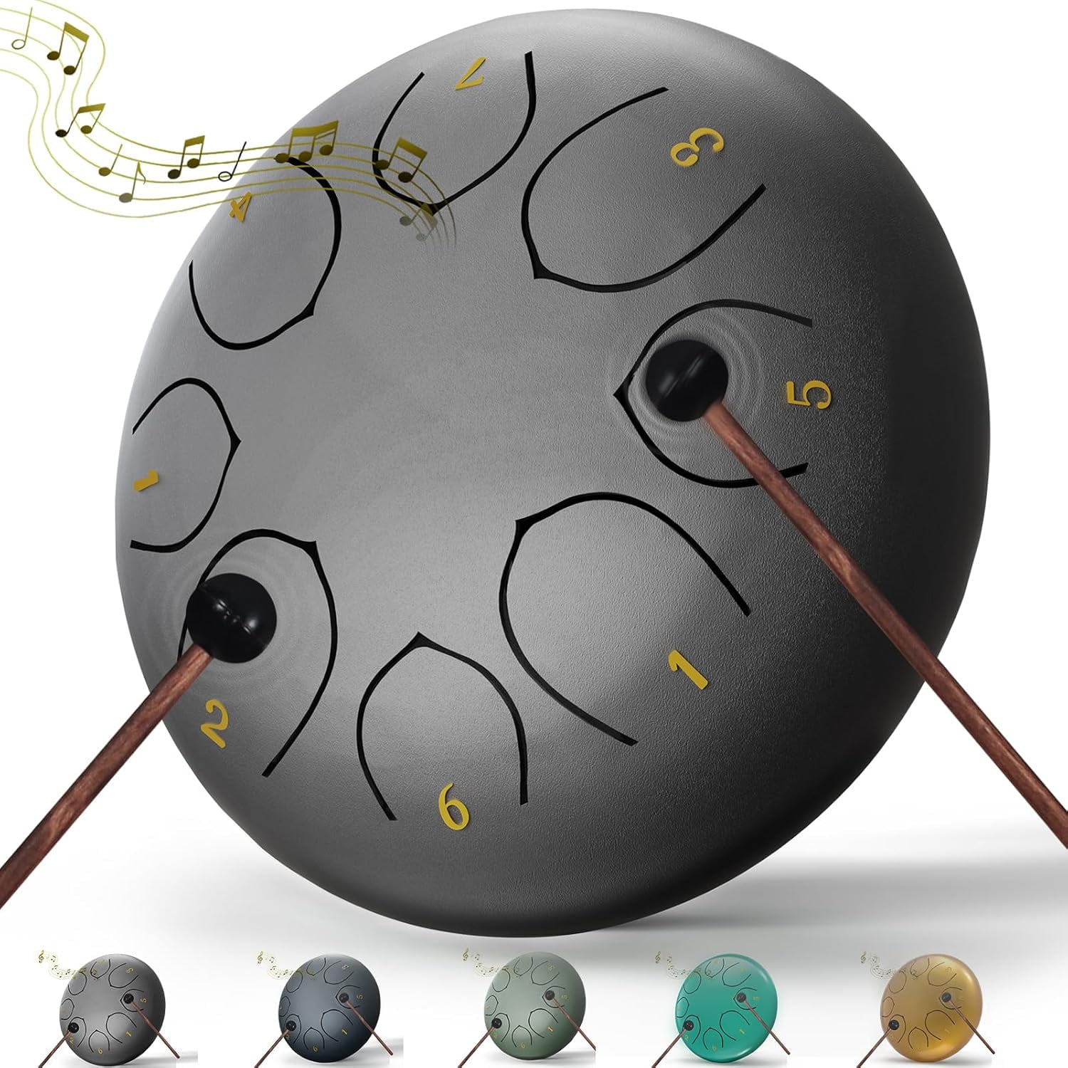 Tambour de Pluie pour Jardin Extérieur, 6 Pouces 8 Notes Langue en ...