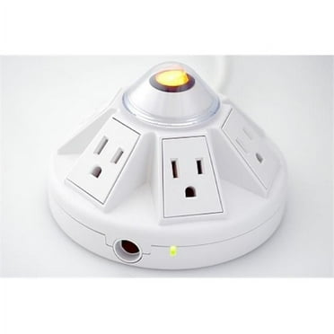 Smartsockets Color-coded Strip Surge Protector, 6 Ac Outlets, 8 Ft Cord ...