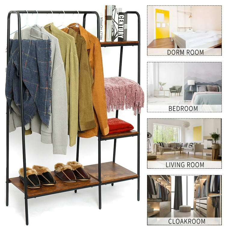 Clothing Rack With Clothes