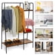 Metal Garment Rack Home Storage Rack Hanging Clothing Bar with Multi ...