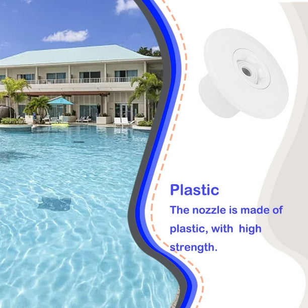 Swimming Pool Nozzle Adjustable Plastic Lightweight Shockproof 360 ...
