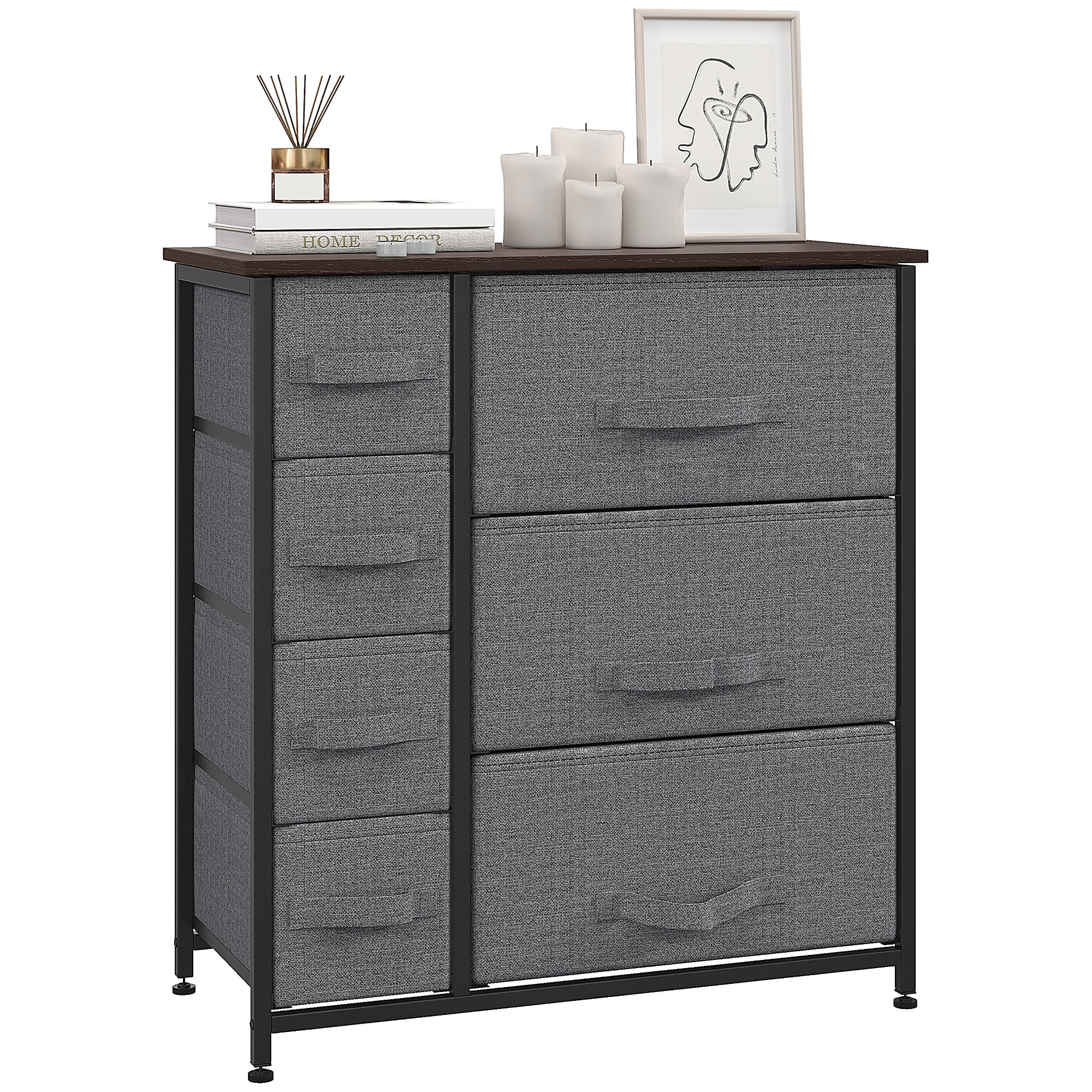 Click here for Homcom Dresser For Bedroom With 7 Drawers  Fabric... prices
